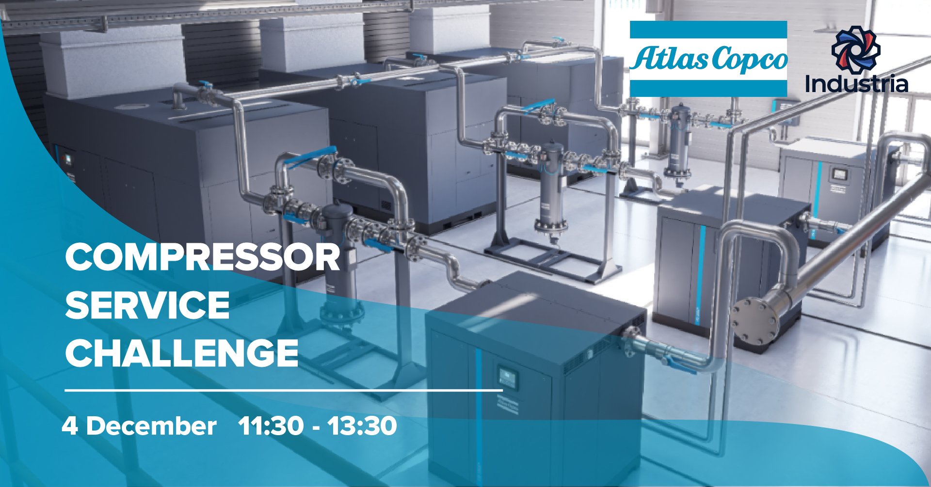 Atlas Copco Compressor Service Challenge 2023-2024 - Industria